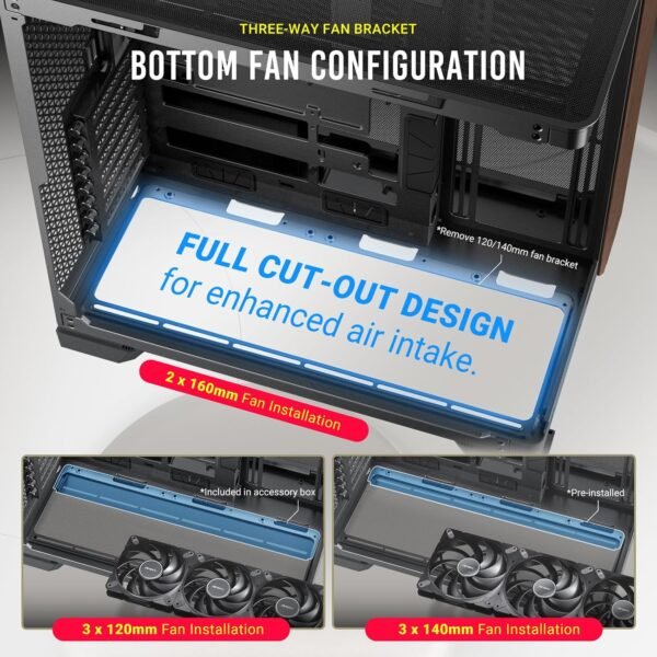 Antec C8 Curve Wood PC Case Review Full-Tower Design with Dual-Chamber ...